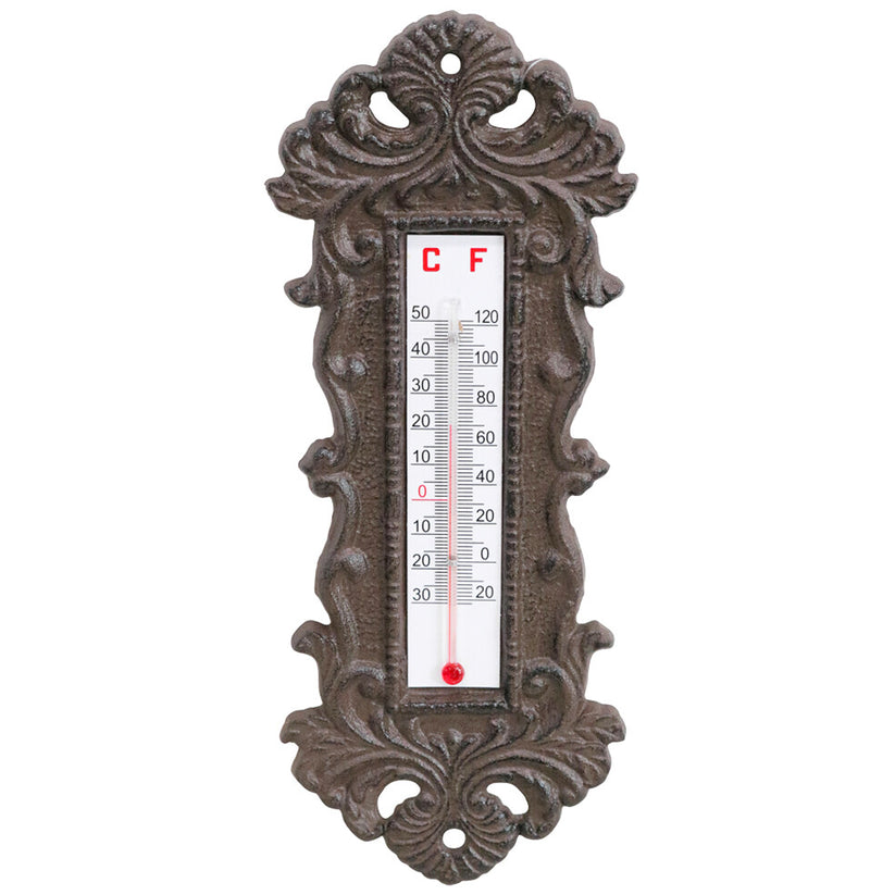 Cast Iron Wall Thermometer - Classic Vintage Design – Wattleseed Homewares